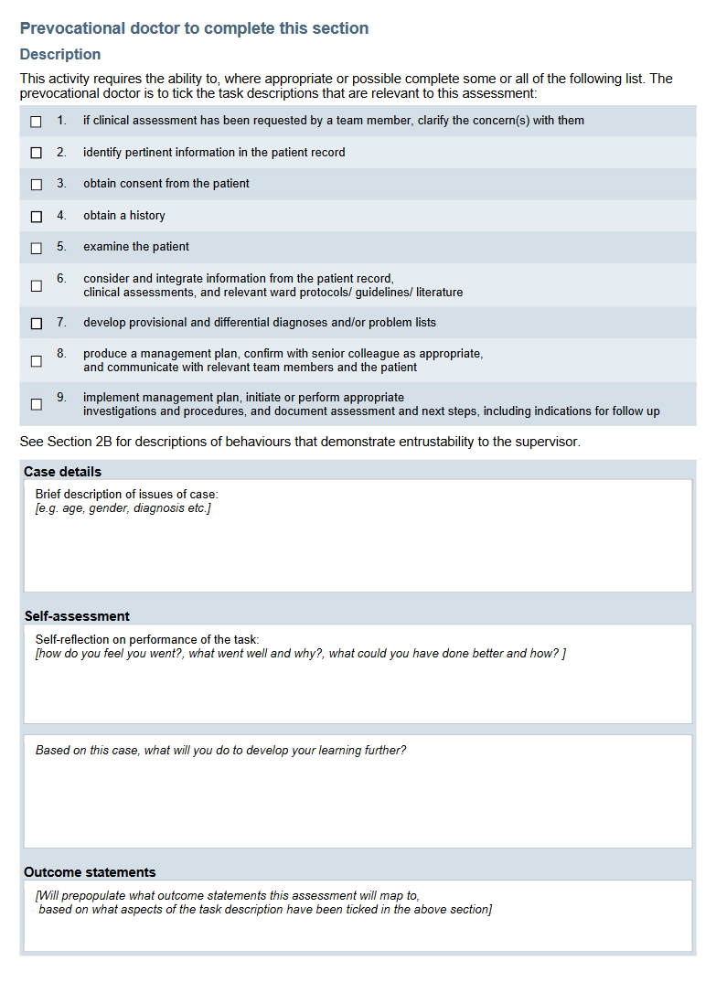 Notes on the Australian Medical Council (AMC) National Framework for ...