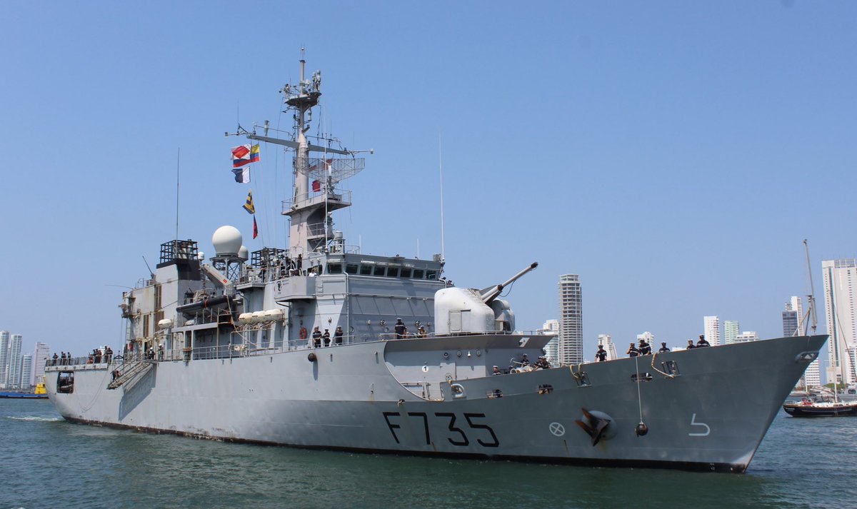 WarshipCam on Twitter: "French Navy Floreal-class surveillance frigate FS Germinal (F735) coming ...