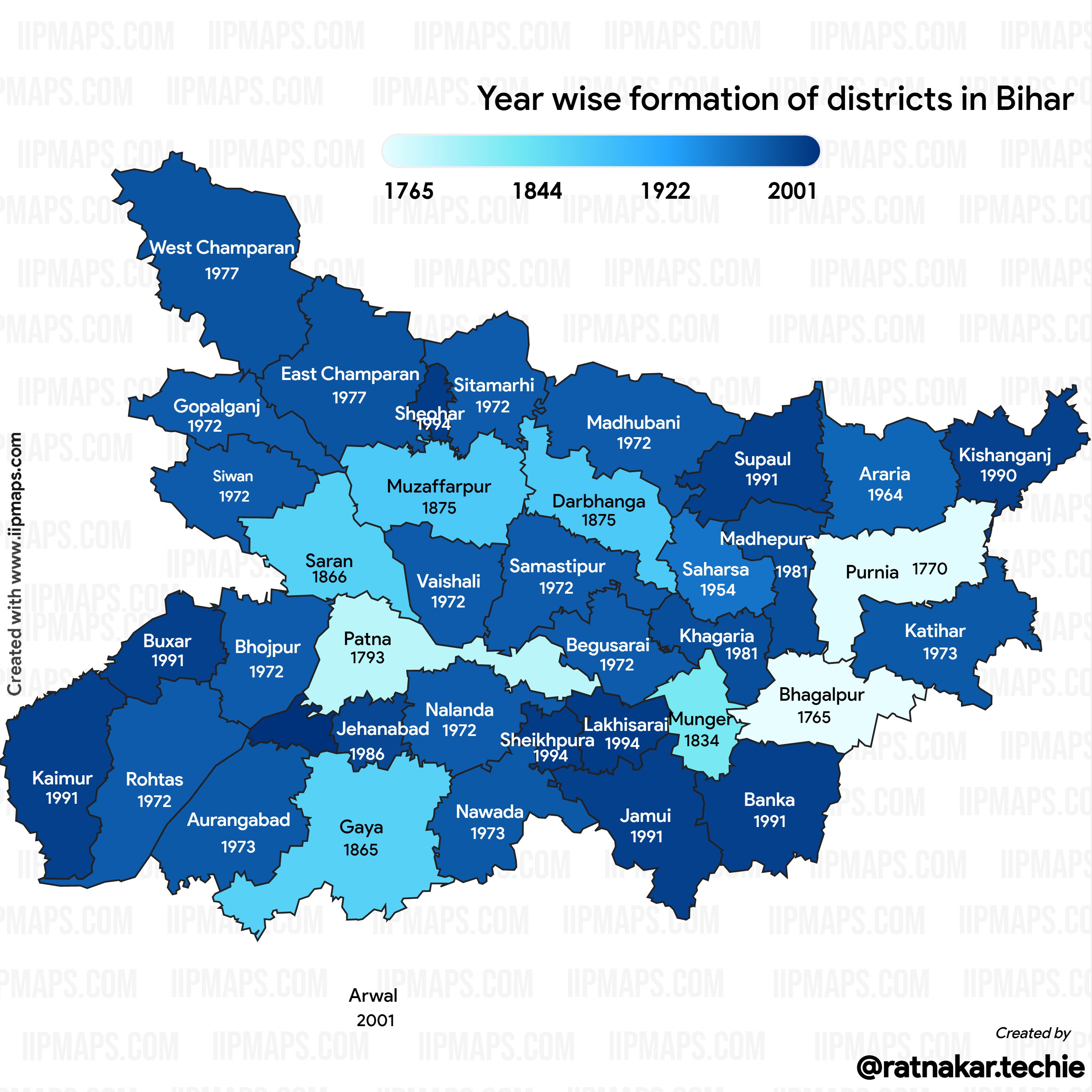 Bihar Map