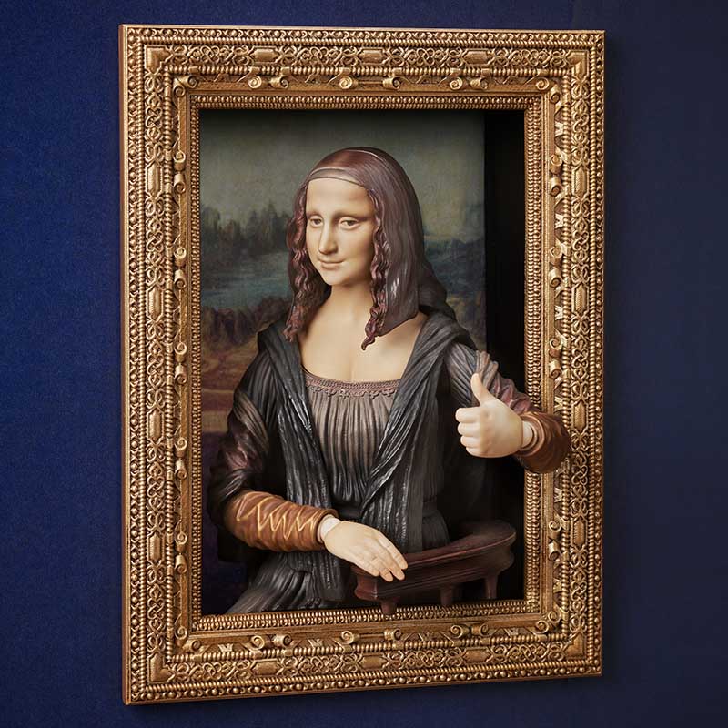 HOBBY Watch on Twitter: "「モナ・リザ」がフィギュア化！ “モナ・リザの微笑み”がいい笑顔に見えてくるポージングもできる https://hobby.watch ...