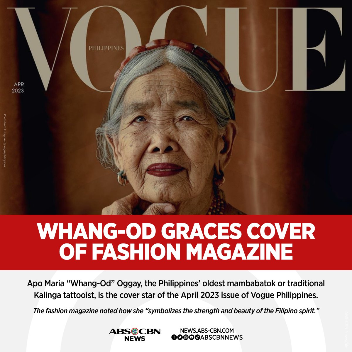 Abs Cbn News On Twitter Apo Whang Od Philippines Oldest Traditional