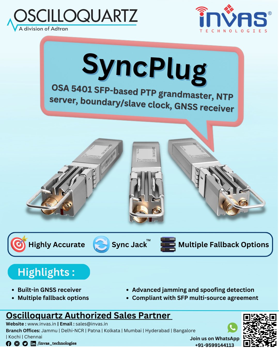 invas technologies on Twitter: "The world's most accurate GNSS timing and synchronization ...