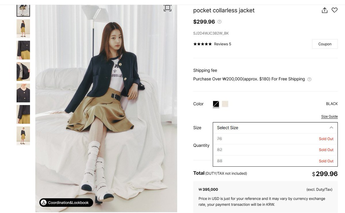 nyeonglover on Twitter: "RT @WonyoungCharts: [📈] All Wonyoung SJSJ endorsed collection are sold ...