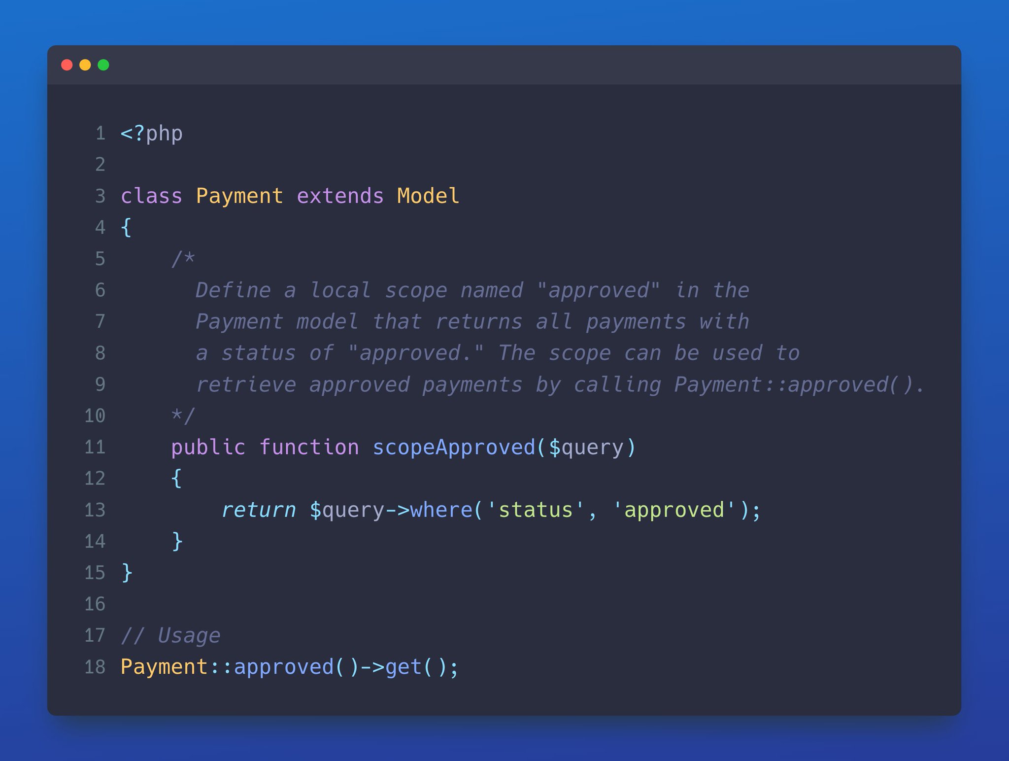 Custom Query Scopes In Laravel – peerdh.com