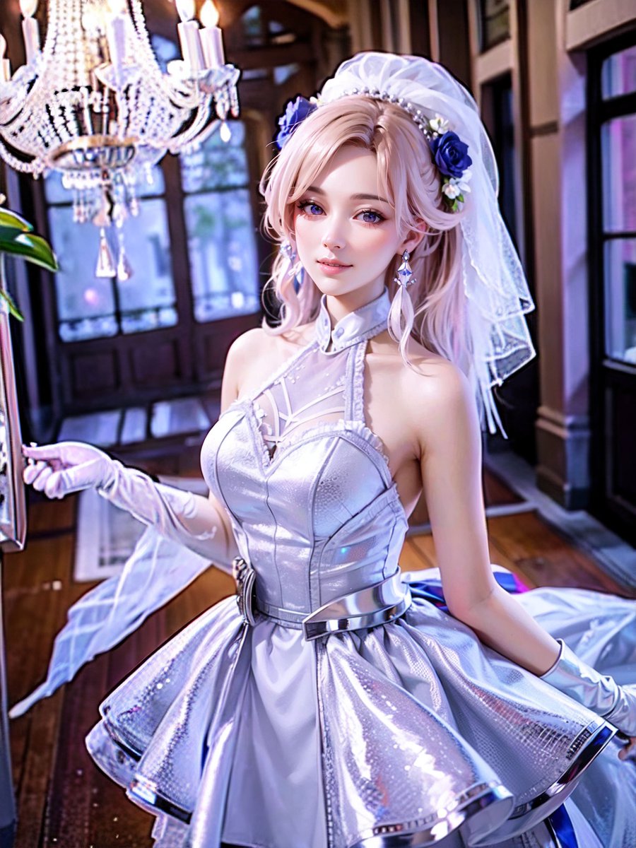 One more bride! #brideAIChallenge by @BooBiNFT #brideaichallenge ...