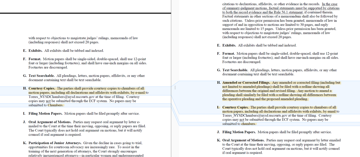 Mr. Huber🔥🦅🔥 on Twitter: "Judge Torres adjusted her individual practice rules in early March ...