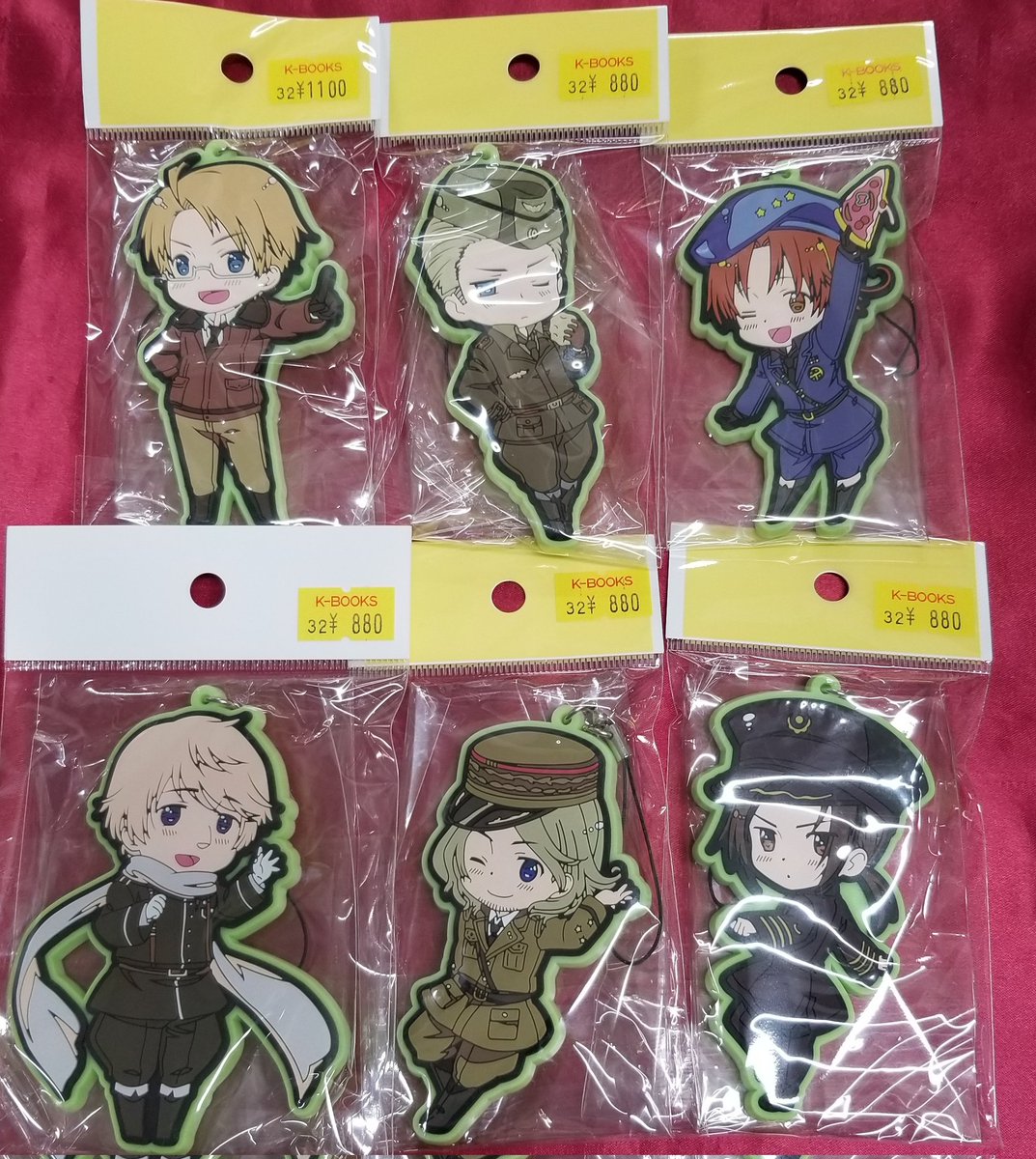 K Books キャラ館 On Twitter 【入荷情報】 『 ヘタリア』 トレーディングラバーストラップが入荷致しました ️ 【お