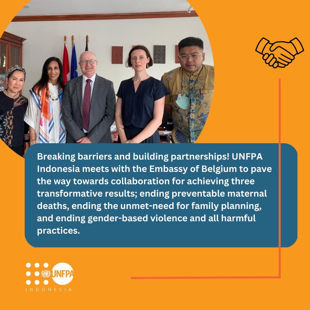 UNFPA Indonesia on Twitter: "Our Representative, Anjali Sen met the Belgian Ambassador H.E ...