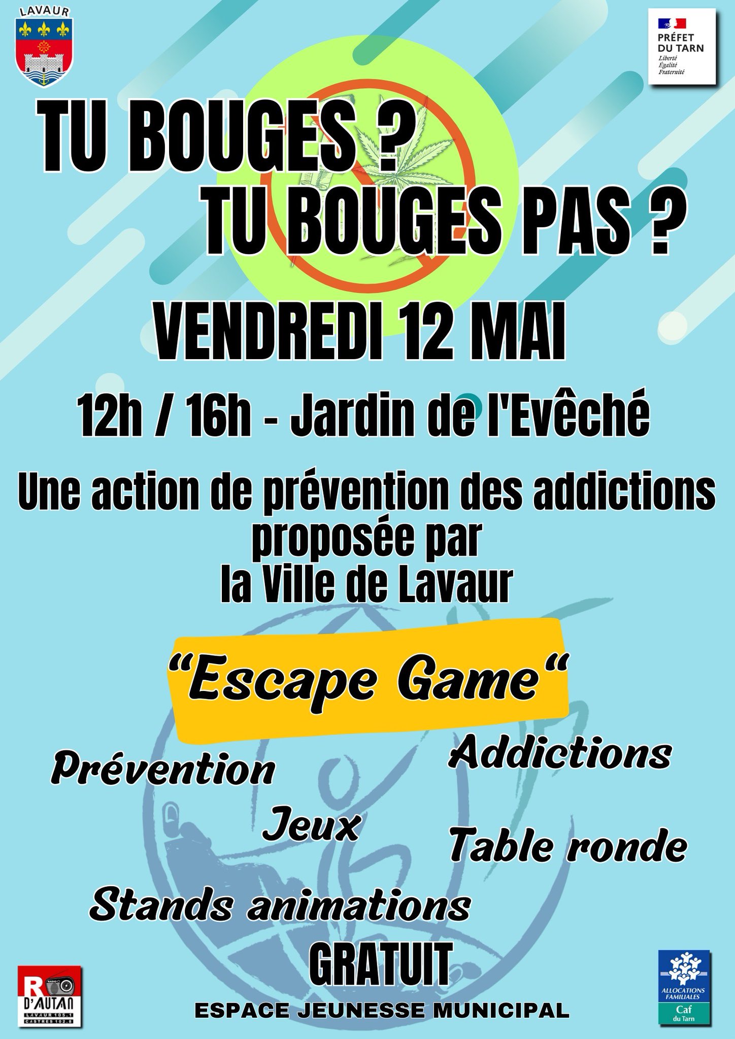 Ville de Lavaur on Twitter: ""Tu bouges, tu bouges pas?" journée ludique de prévention des ...