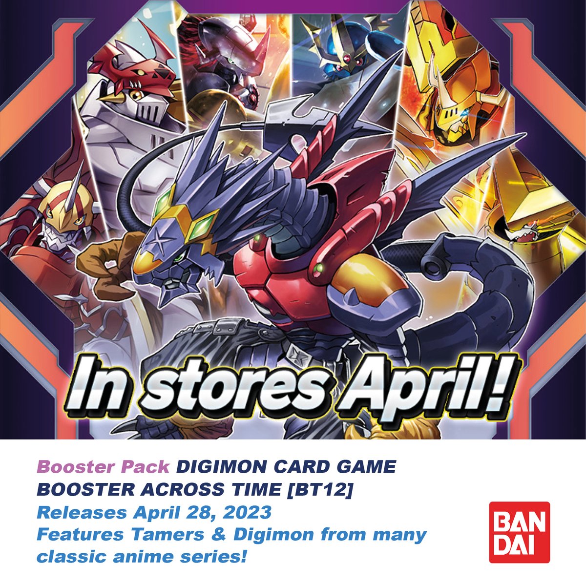 Official Digimon Card Game English Version on Twitter: "[BOOSTER ACROSS TIME [BT12] Announcement ...