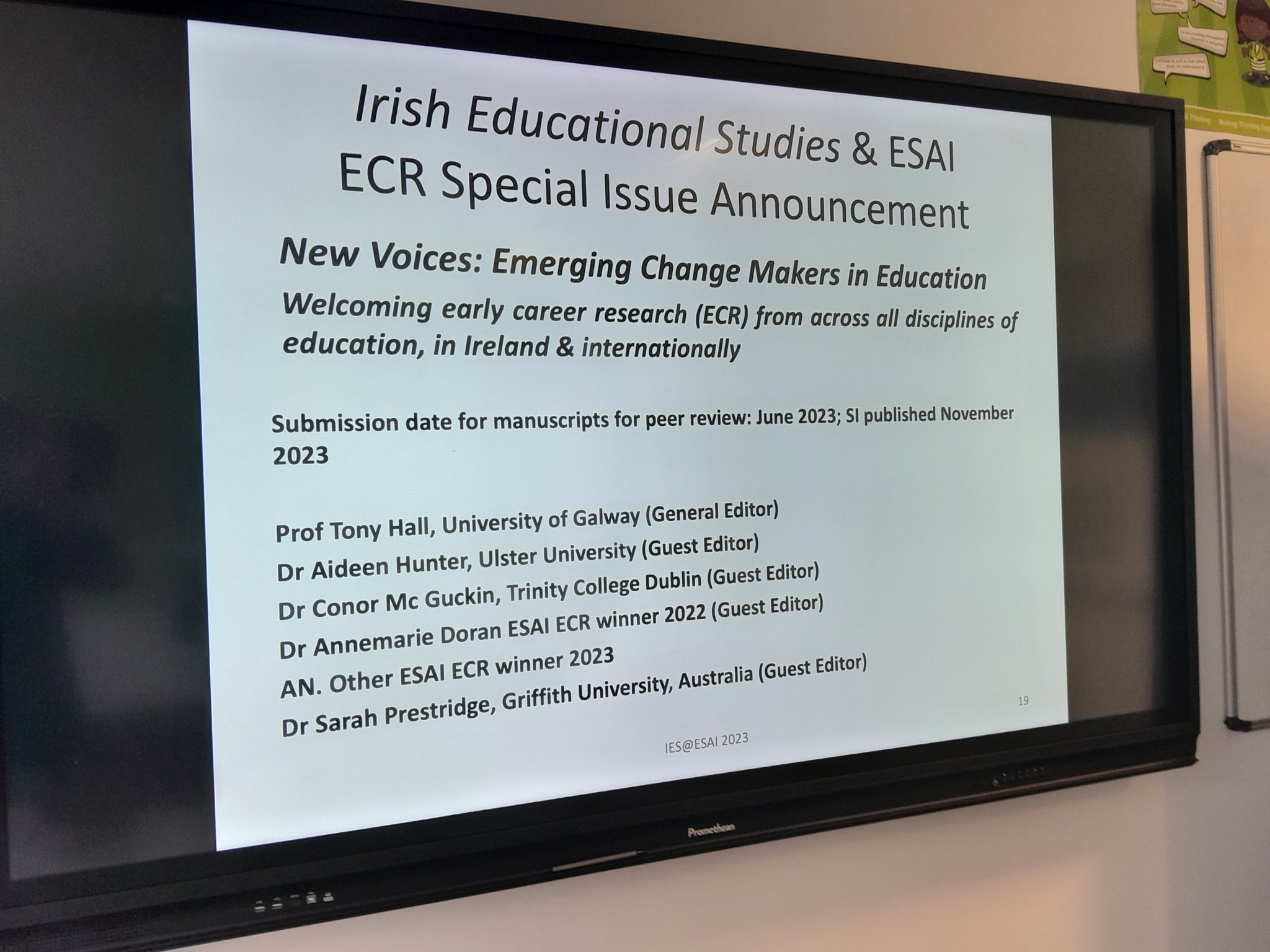 Irish Educational Studies (IES) on Twitter: "📢 Call for Papers: Special Issue of Irish ...