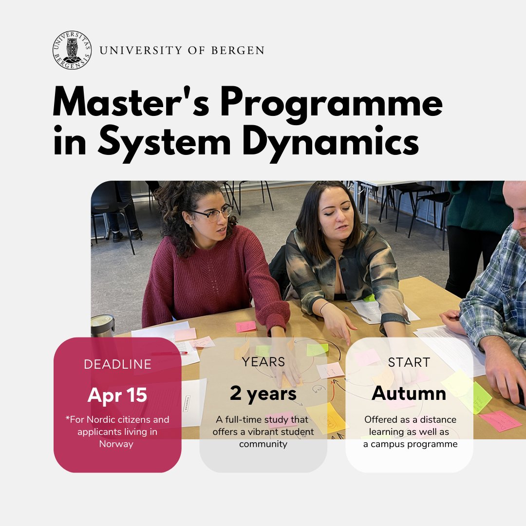 Prof Steve Keen on Twitter: "RT @systemdynamics_: JOIN the Master of Philosophy in System ...