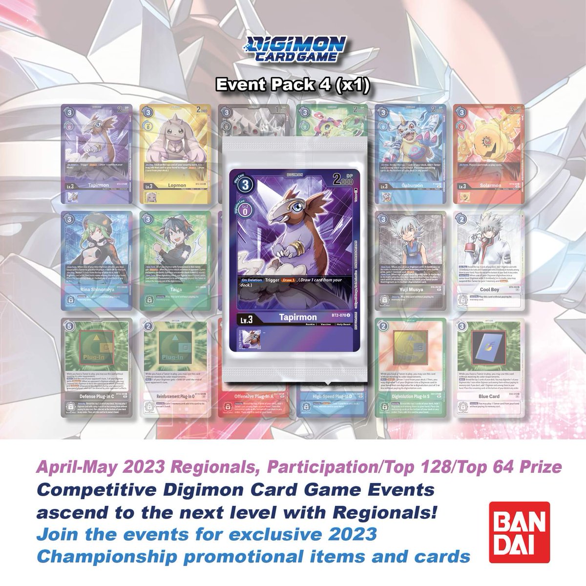 DIGIMON TCG SP on Twitter: "📰[NOTICIA]📰 Revelados los premios de participación de los regionales ...