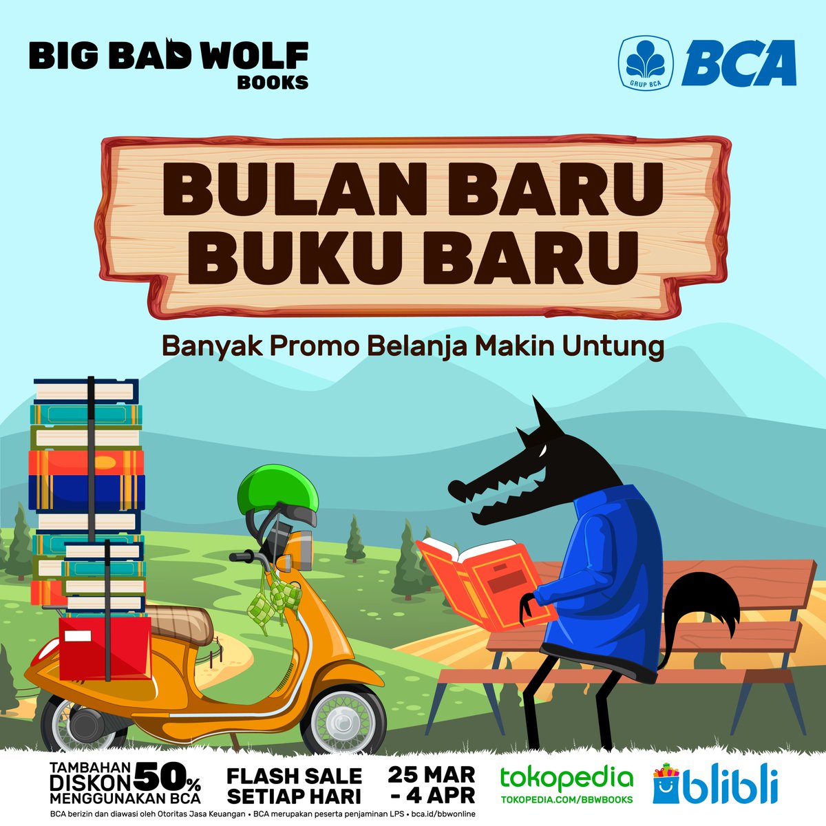 Big Bad Wolf Indonesia on Twitter: "BULAN BARU MAKIN UNTUNG! 🤩 Jangan ...