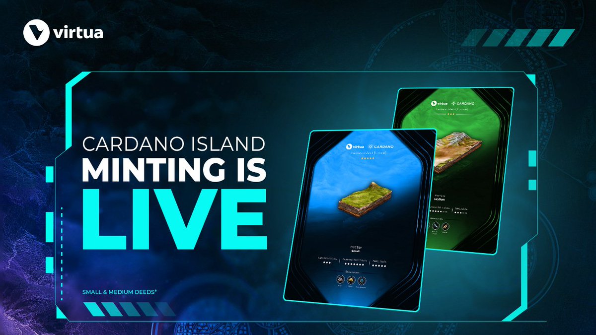 Virtua $TVK | Welcome to the Metaverse on Twitter: "Cardano Island Minting is LIVE! 👀 Mint a ...