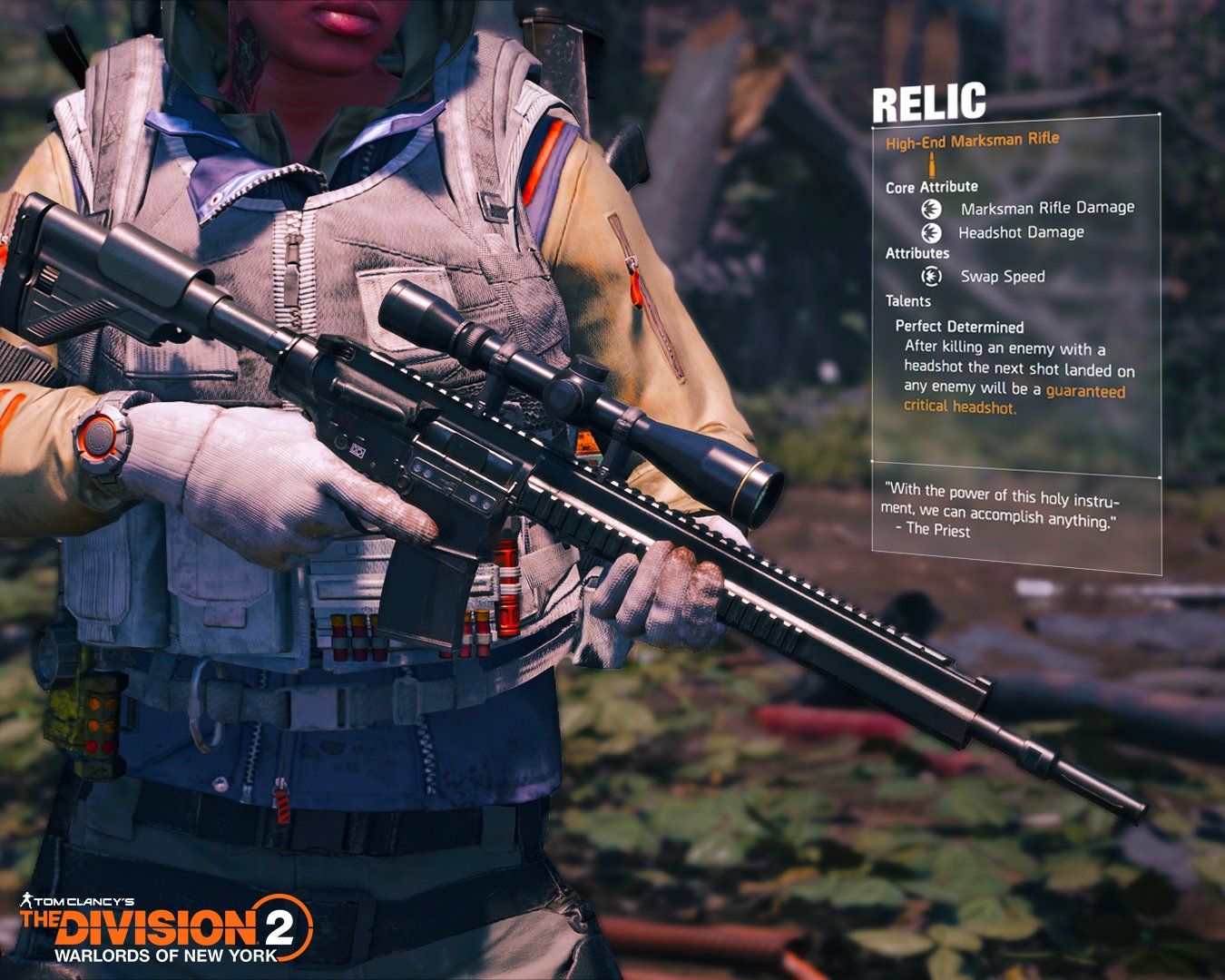 Tom Clancy's The Division on Twitter: "The new Relic G28 (Marksman Rifle) and its talent ...