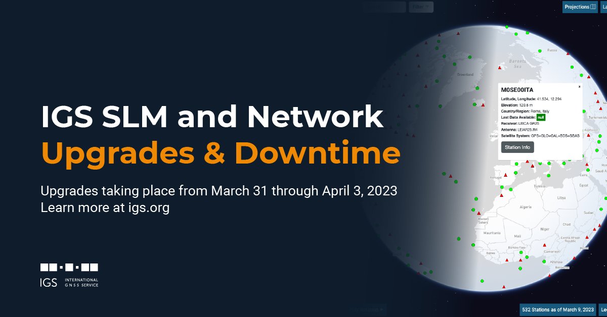 International GNSS Service (IGS) on Twitter: "As previously announced, the IGS SLM (http://slm ...