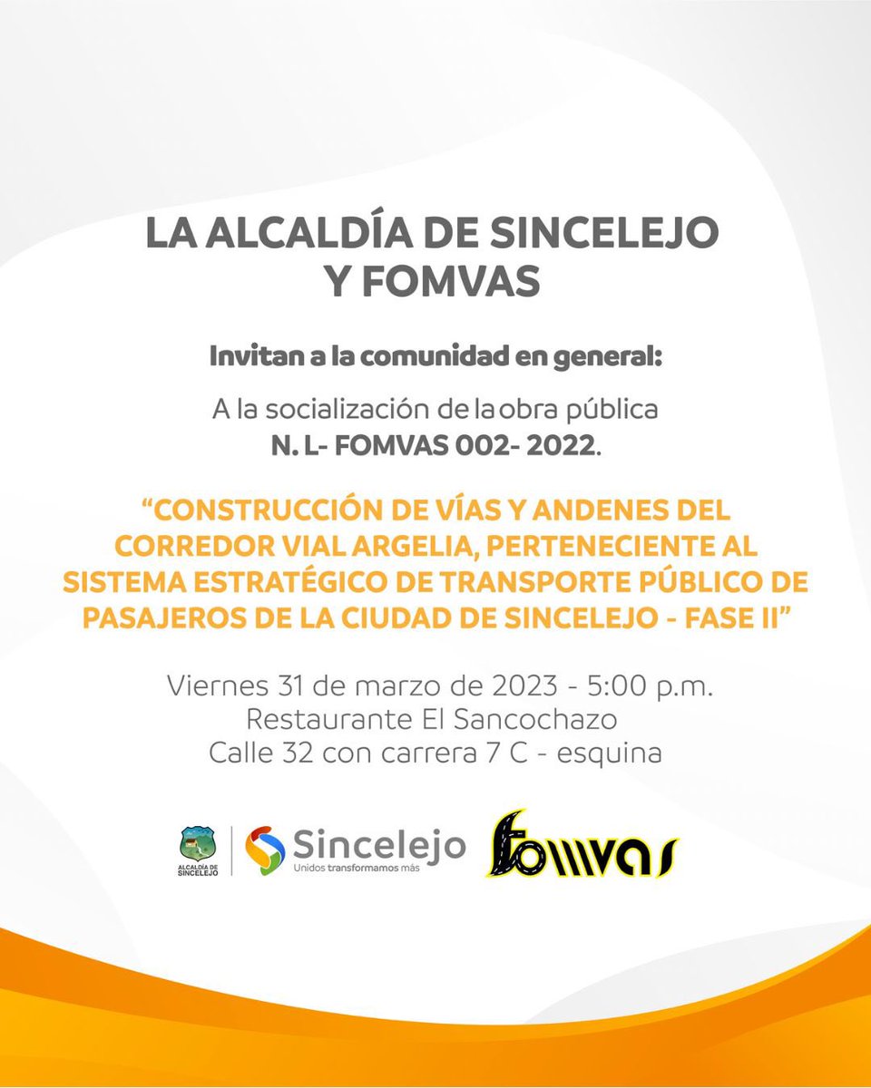 Alcaldía Sincelejo on Twitter: Alcaldía Sincelejo on Twitter: