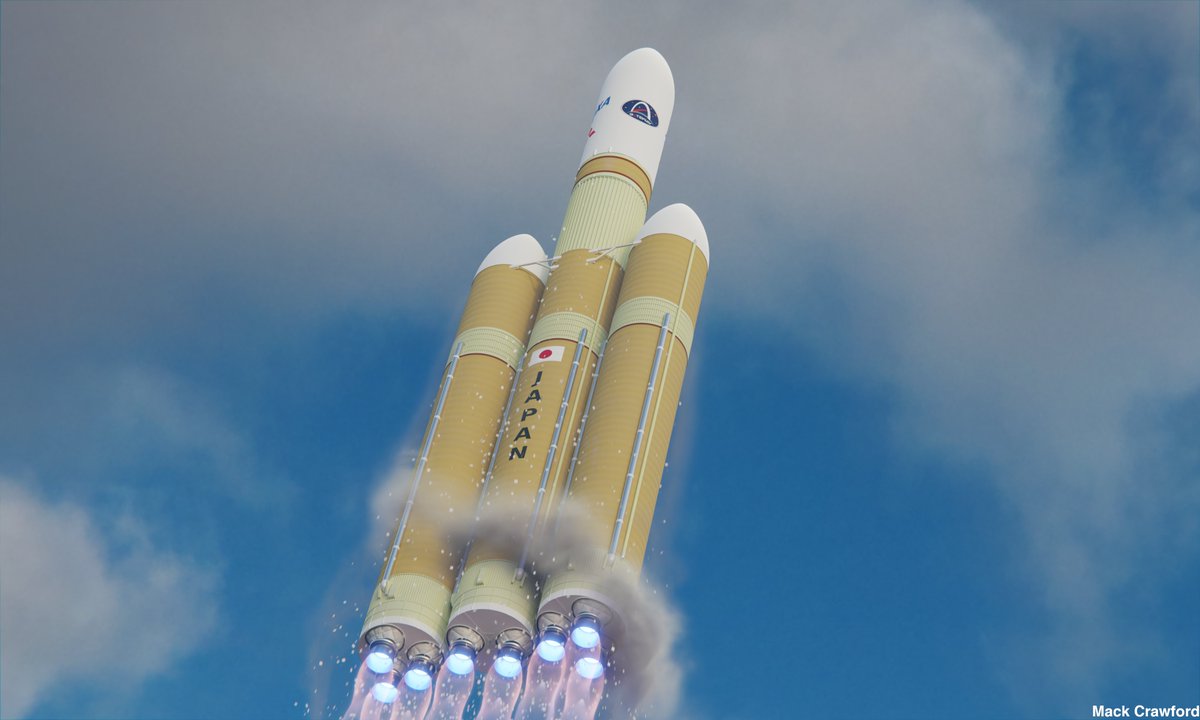 Mack Crawford on Twitter: "For HTV-X missions to Gateway, @JAXA_en proposed using a 3-core heavy ...