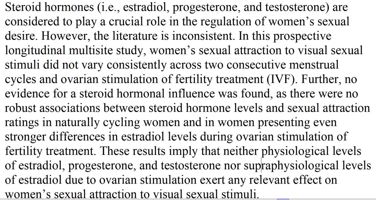 Rolf Degen On Twitter Sexual Attraction To Visual Sexual Stimuli Did