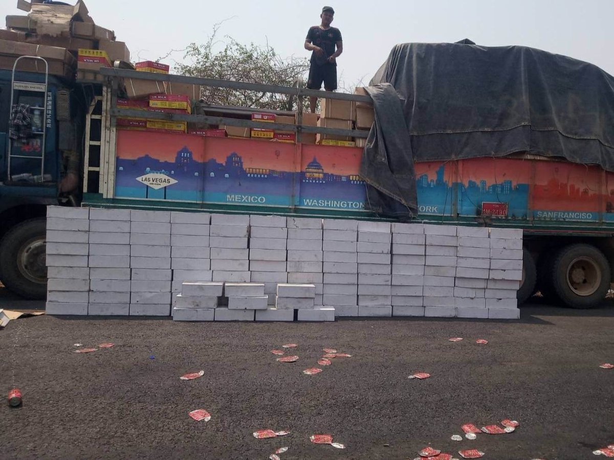 Khit Thit Media On Twitter ရွှေဘို မြစ်ကြီးနား လမ်းပိုင်းတွင် ဖမ်းဆီးရမိသည့် စစ်တပ်ထုတ် Dagon