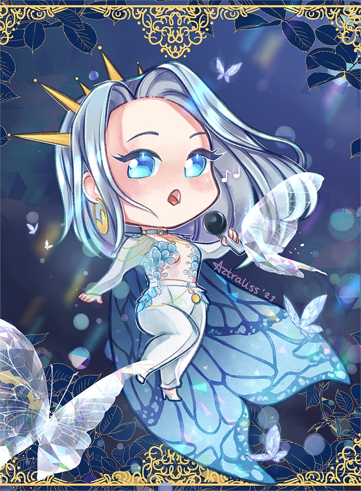 VTuberThings on Twitter: "RT @Aztraliss: Monarch is just so so pretty🦋 #MonARTch #Vtuberart #Vtuber"