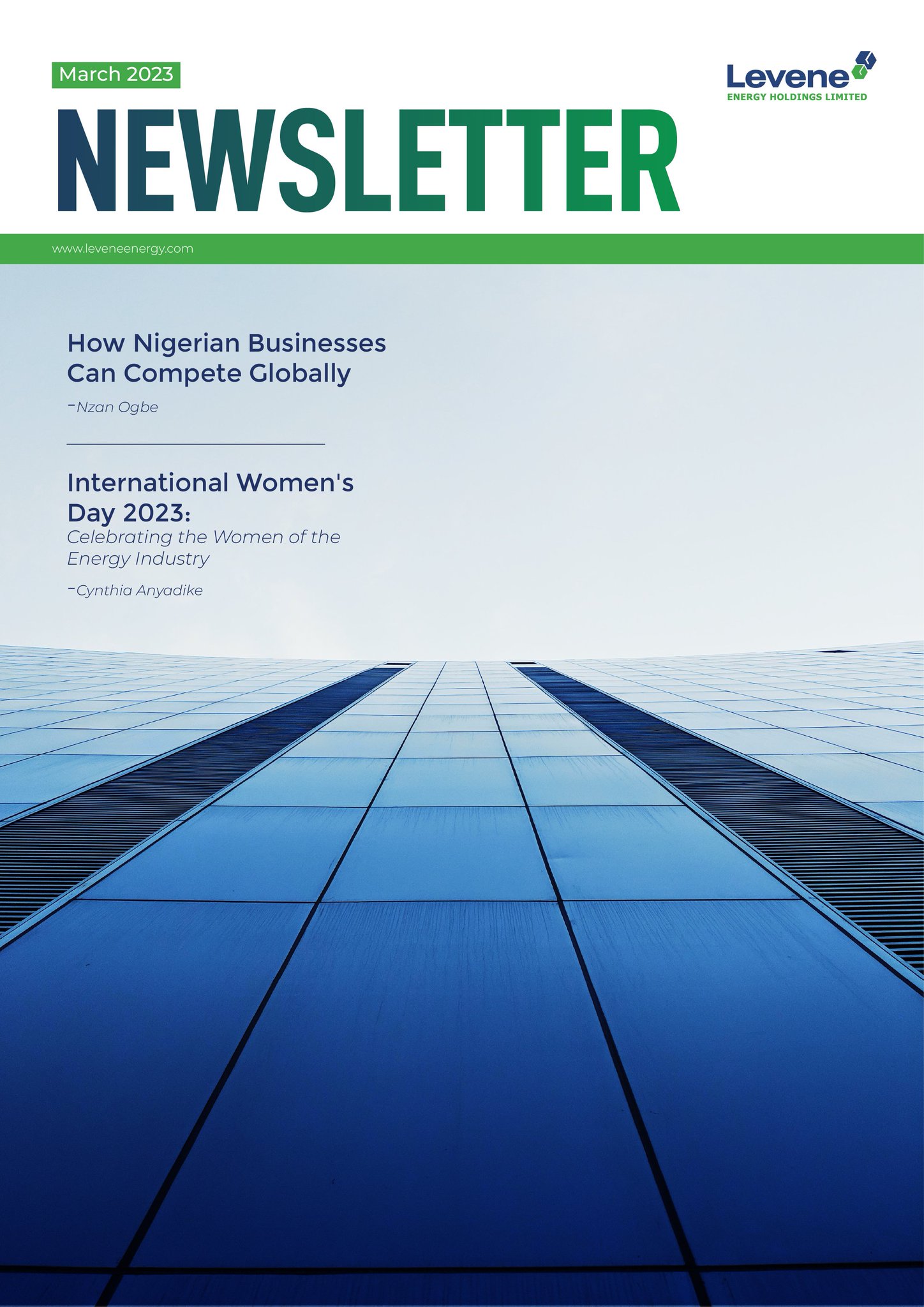 Levene Energy Holdings on Twitter: "Presenting our March 2023 newsletter with contents as ...