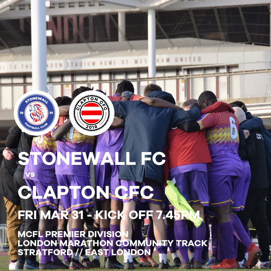 Clapton CFC on Twitter: "It's East London derby matchday... hopefully 🤞 There will be a pitch ...