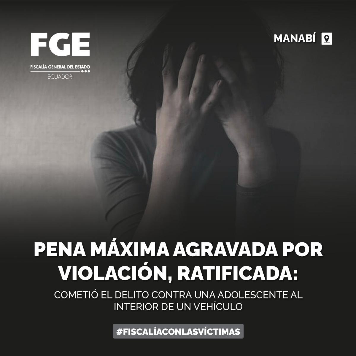 Fiscalía Ecuador On Twitter AtenciÓn Manabí Con Base En Las