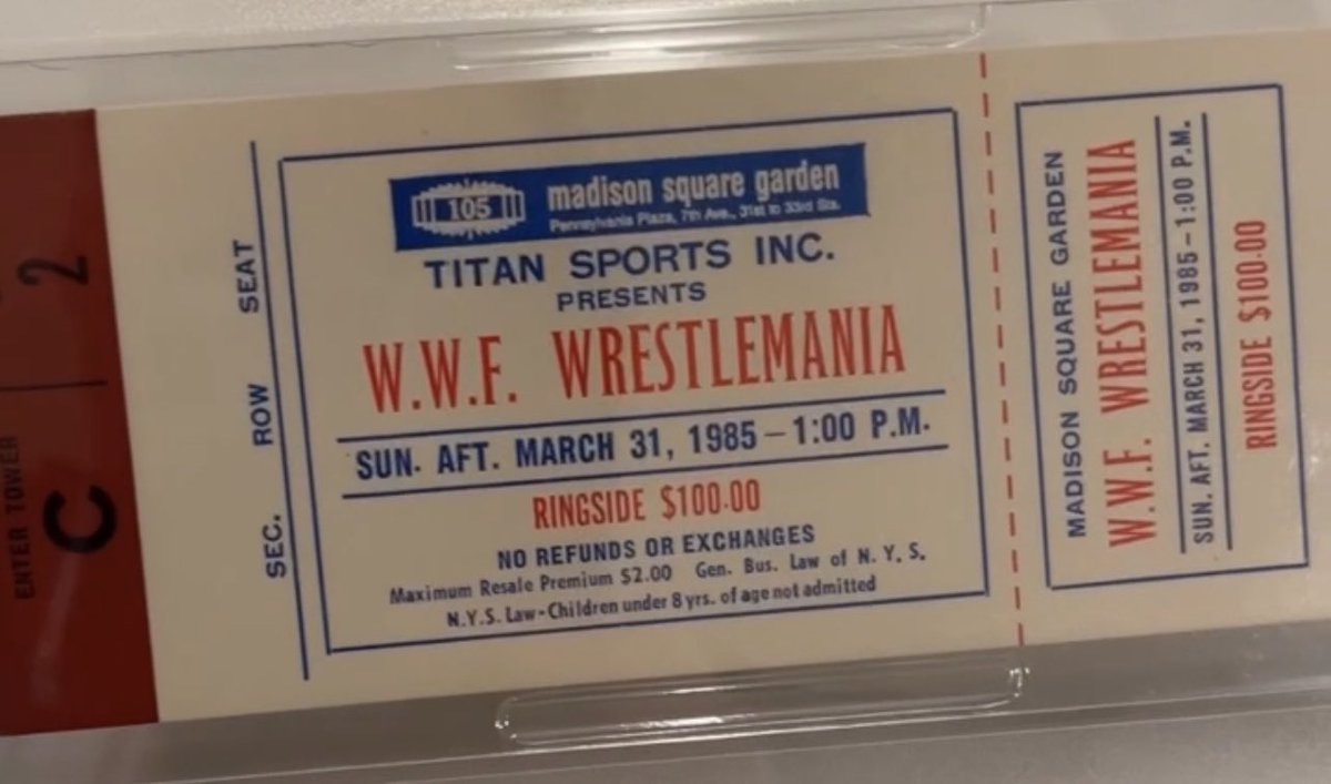 Darren Rovell on Twitter: "This Day In 1985: Wrestlemania I from Madison Square Garden launches ...