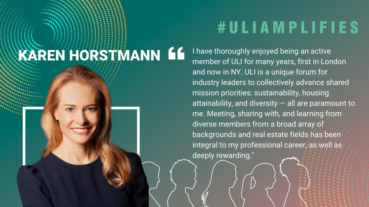 Urban Land Institute on Twitter: "#WomensHistoryMonth spotlight on Karen Horstmann, global real ...
