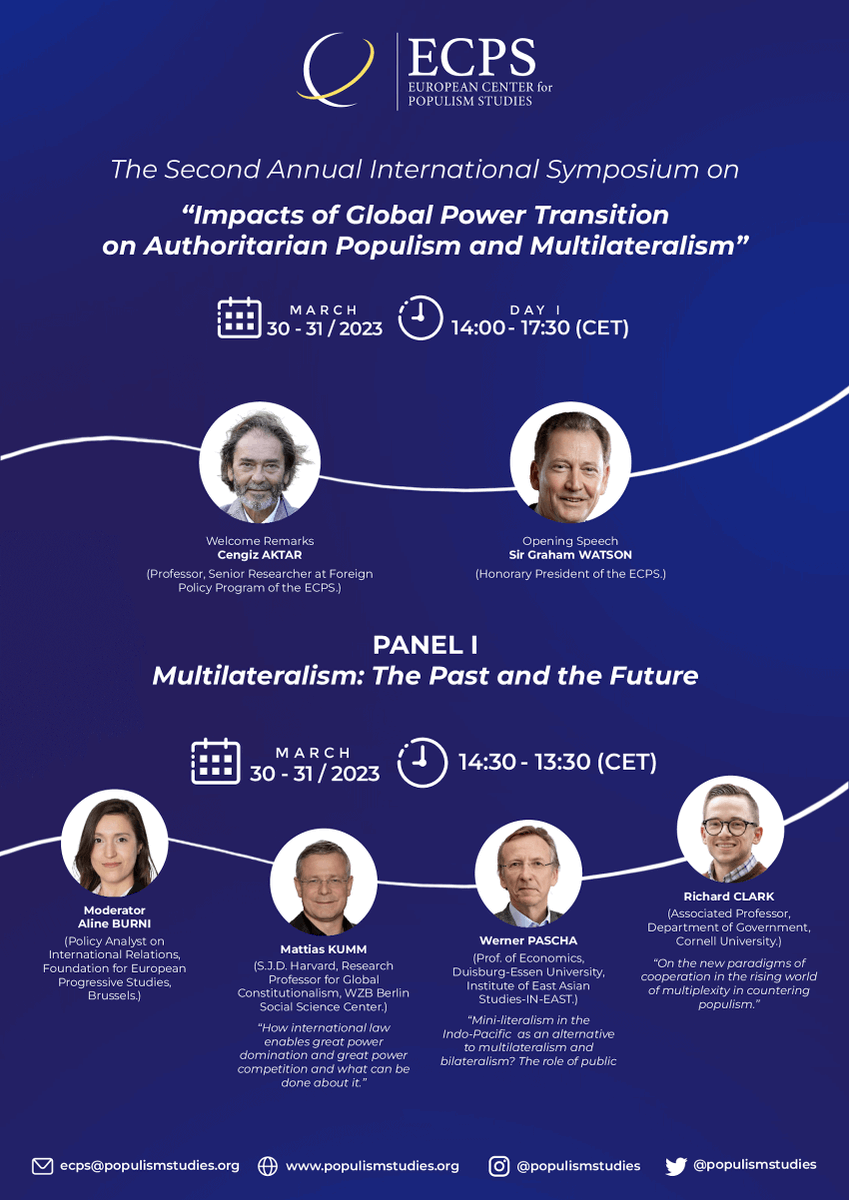 @populismstudies on Twitter: "ECPS thanks @AktarCengiz, @sirgrahamwatson, @alineburni, Mattias ...