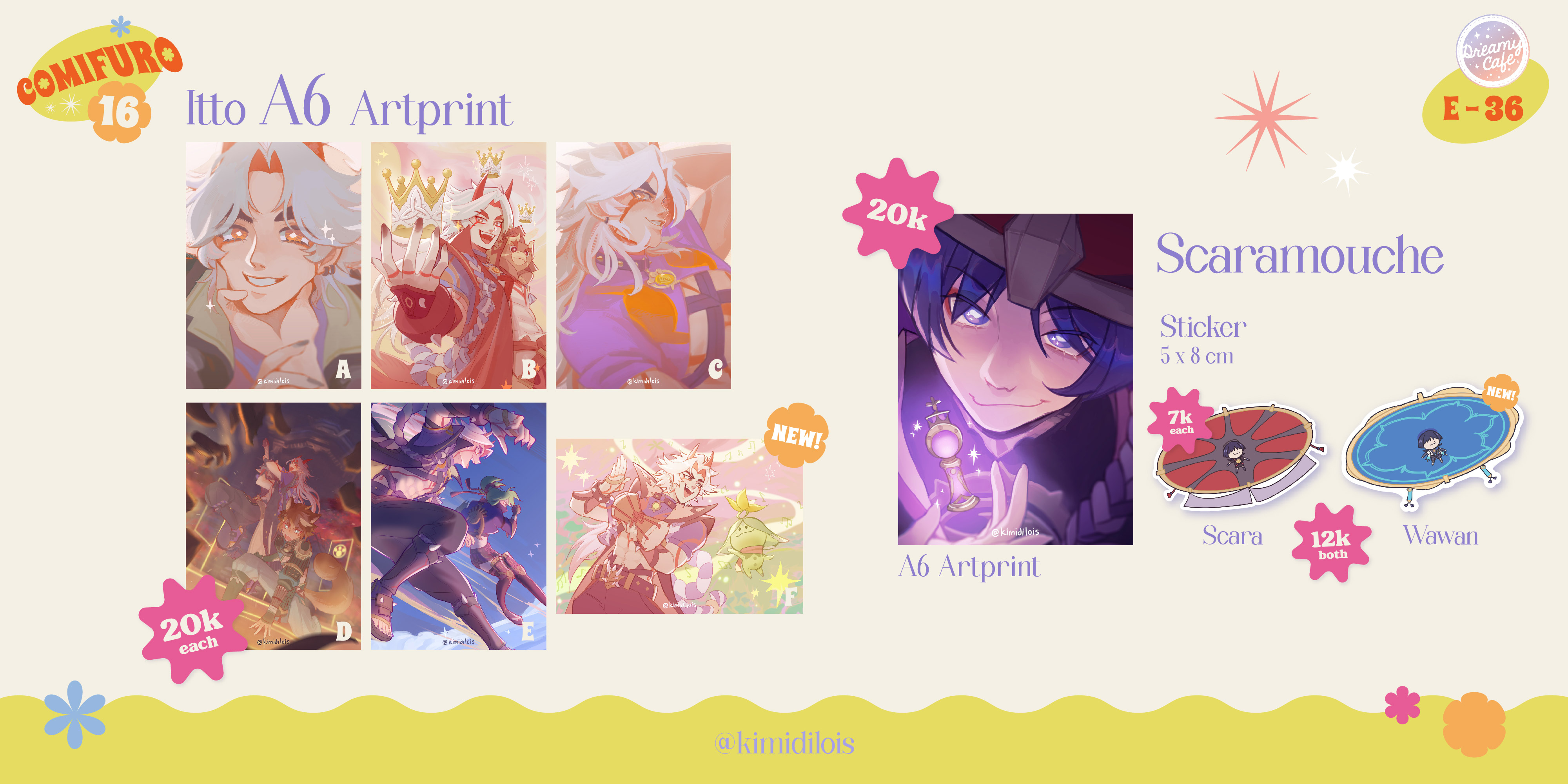 CF16-E36🍞 PO BATCH 2 OPEN (@kimcihonnytoast) / Twitter