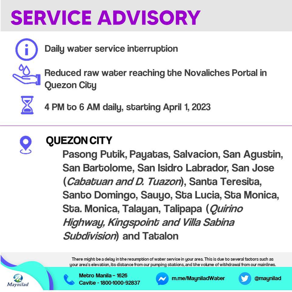 Quezon City Government On Twitter 💧mahalagang Anunsyo 💧 Magkakaroon