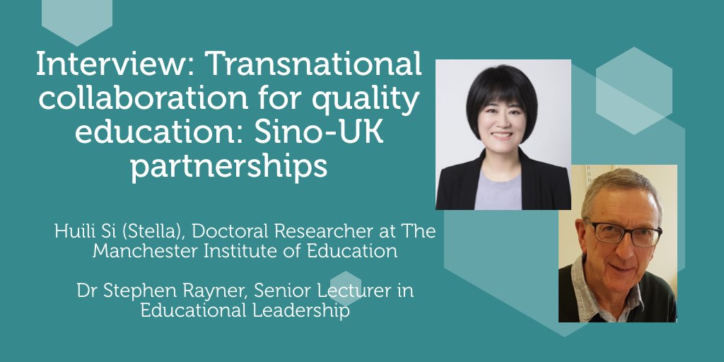 Emerald Quality Education on Twitter: "Interview with Huili Si (Stella) @educationUoM, her ...