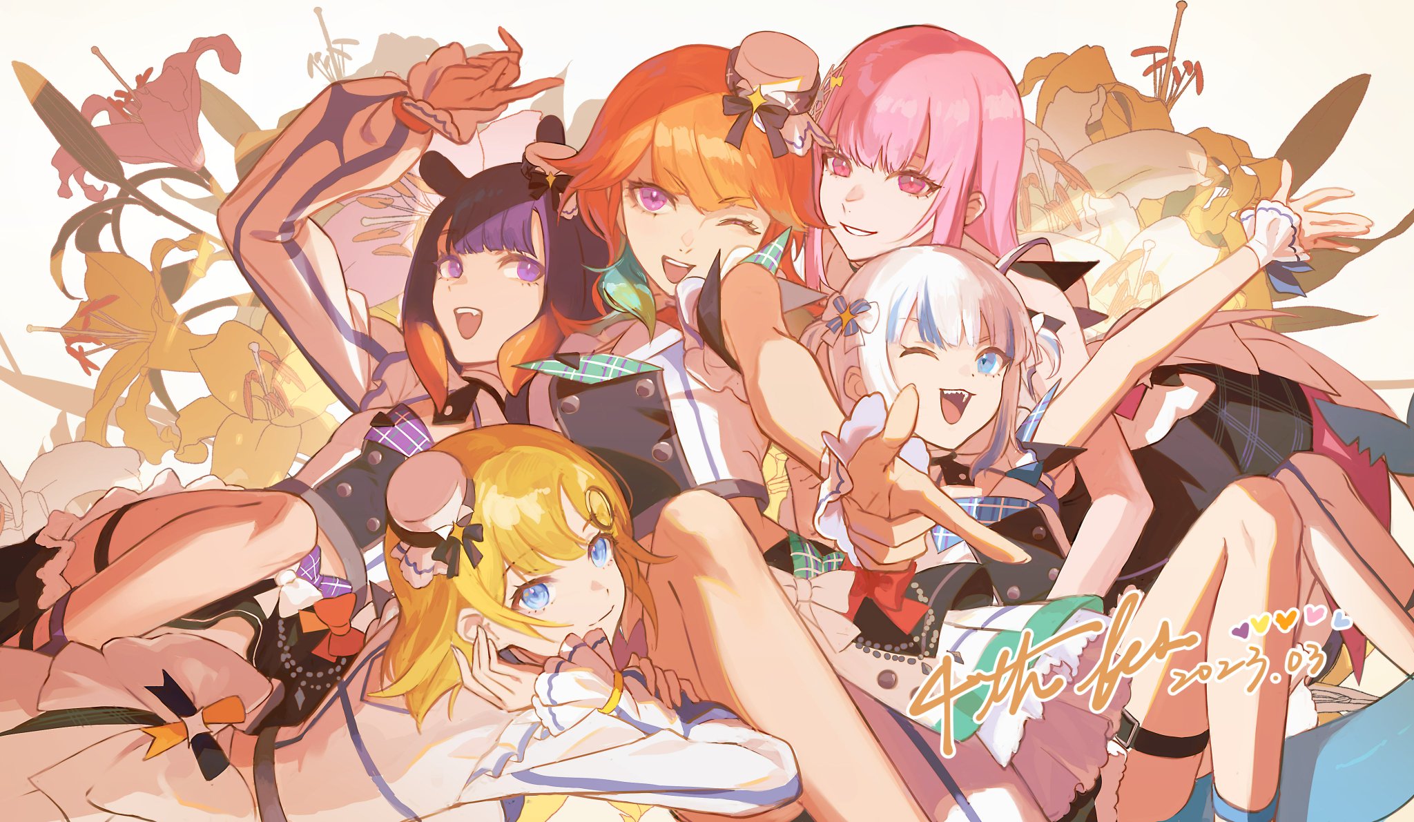 ｻﾜﾀﾞﾘｭｳｺ on Twitter: "myth💜💛🧡 ️💙 #inART #ameliaRT #ArtsOfAshes #callillust #gawrt https://t.co ...