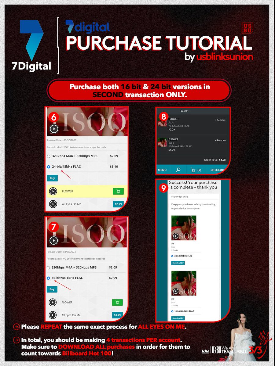 BLΛCKPIИK GLOBAL FANBASE on Twitter: "RT @UsBlinksUnion: Purchase #FLOWER & “ALL EYES ON ME” on ...