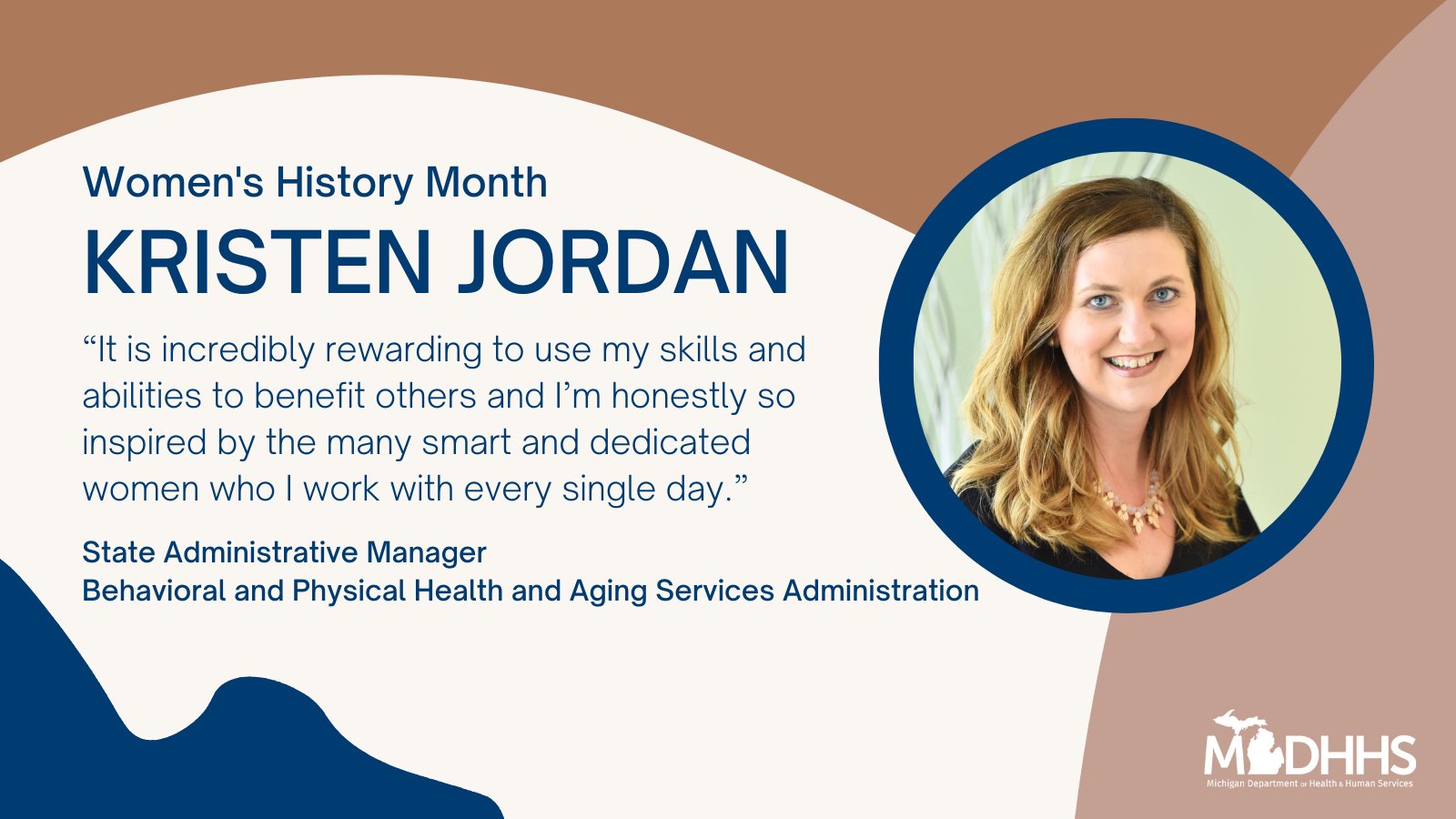 Michigan HHS Dept on Twitter: "As #WomensHistoryMonth comes to a close, MDHHS is proud to have ...