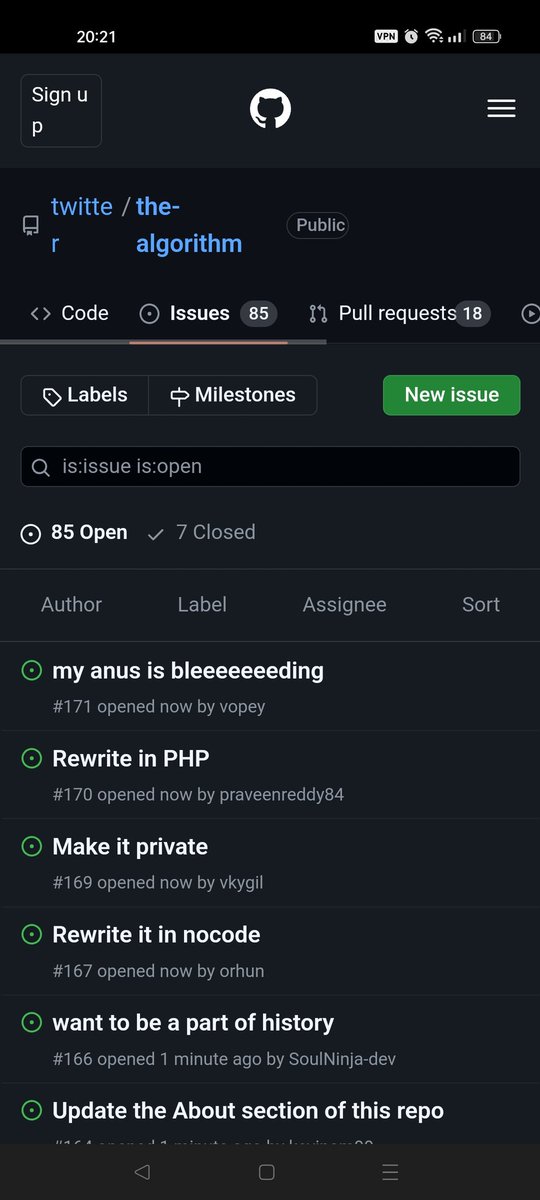 Xeno On Twitter Here Are Some Of The Latest Issues For Twitterthe Algorithm