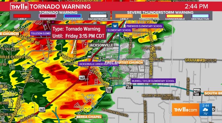 Thv11 On Twitter Tornado Warning In Effect Seek Shelter In These