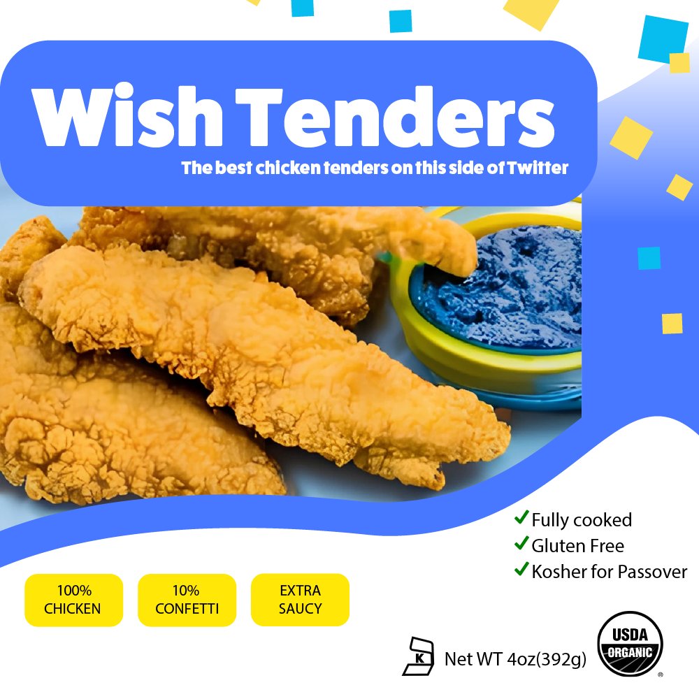 It’s Jess 💘 on Twitter: "RT @WishTender: 🆕New Product🆕 Wish Tenders!🍗 No, we are not just a ...