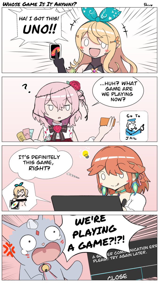 「plot twist: there was no game #PomuPaint #GalleryOfRoses #Ar」ShiroO (Sheeeeeesh!!)の漫画