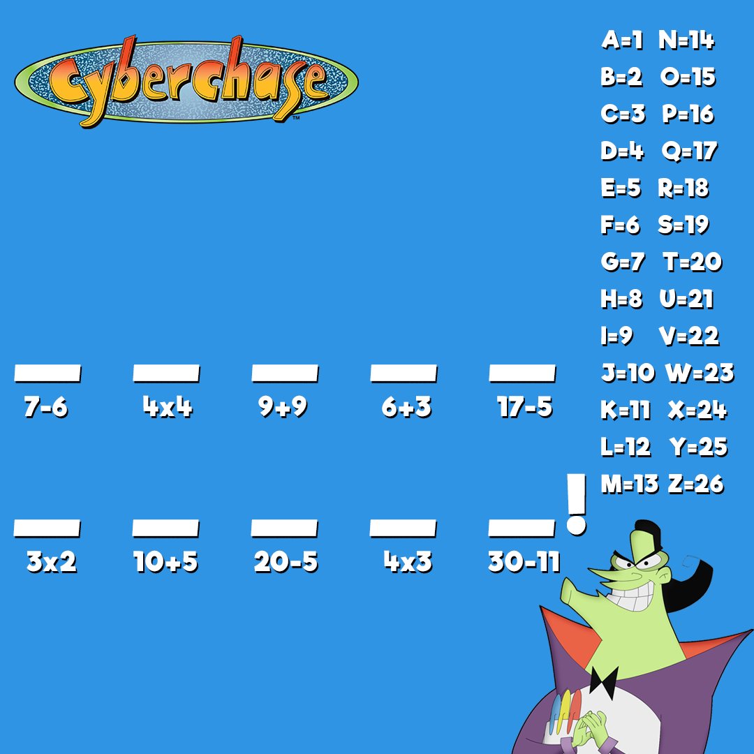 Cyberchase on Twitter: "Attention, CyberFans! Hacker is up to something ...