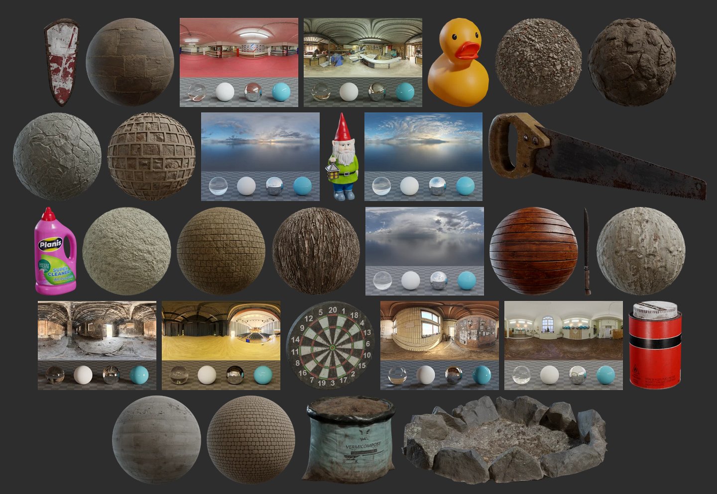 Poly Haven on Twitter: "Here's a summary of free 3D assets we published in March! Download them ...