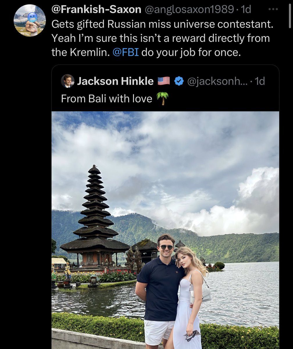 Theresa tretter on Twitter: "RT @jacksonhinklle: “FBI, please arrest Jackson Hinkle for having a ...