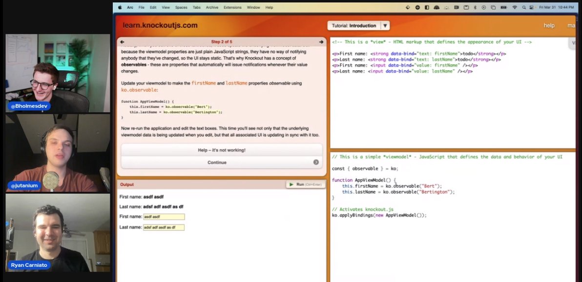 Brian Poblete on Twitter: "Come hang out with the creator of @solid_js @RyanCarniato, docs lead ...