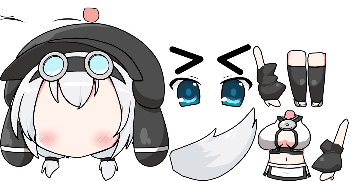 立ち絵のtwitterイラスト検索結果。