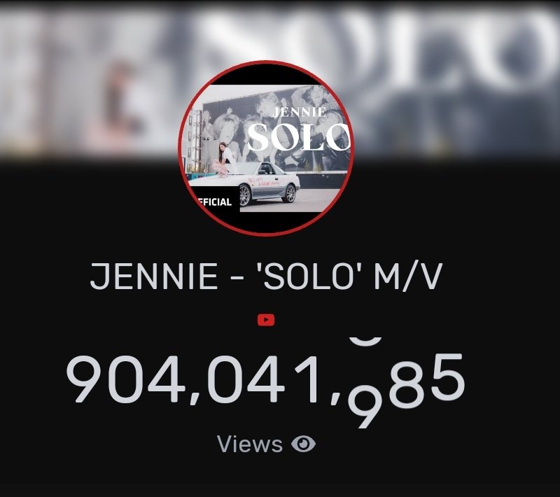 ONLY FOR JENNIE on Twitter: "🔊 SOLO by #JENNIE just gained 663,676 views in the last 24 hours ...
