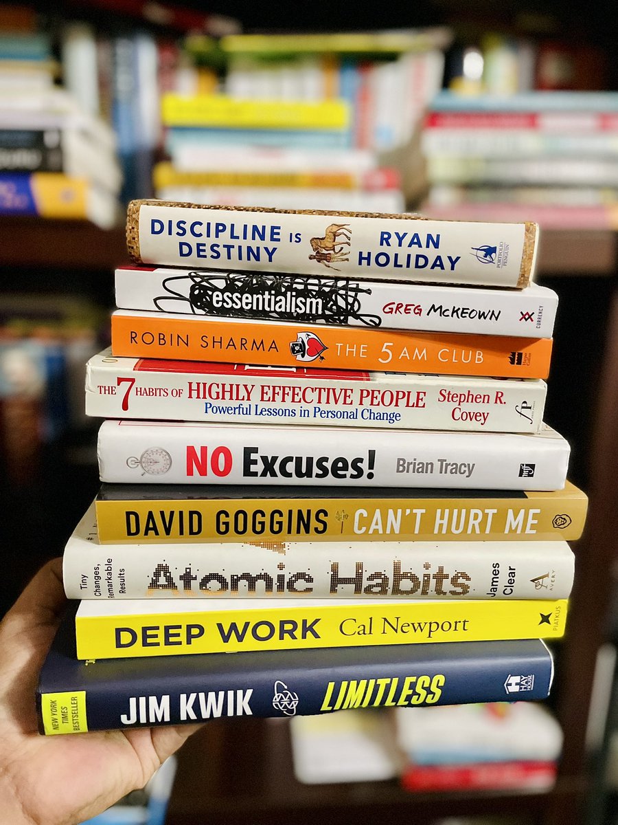 9 Best books on Self-Discipline to elevate your life in 2023 🧵 ...