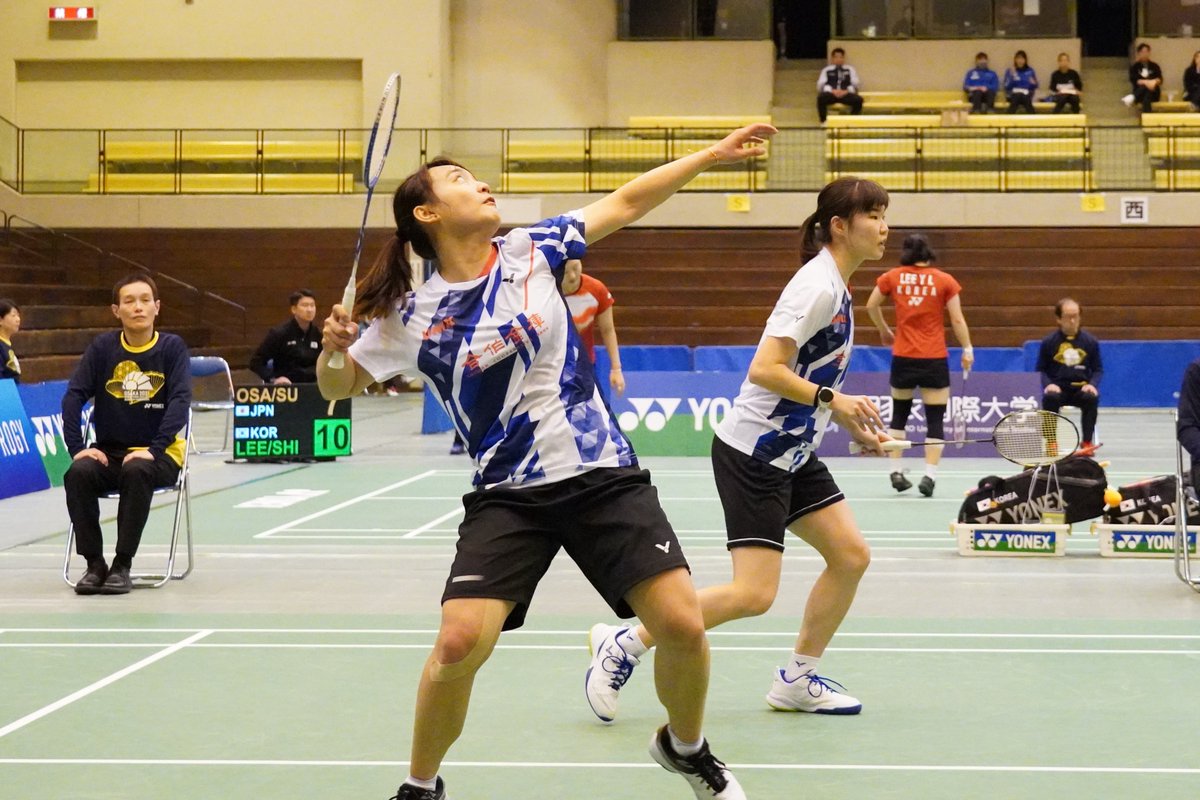 OsakaIC_BADMINTON on Twitter: "【速報】WD準決勝 大竹/髙橋ペアが第4シードのLIU Chiao-Yun/WANG Yu Qiaoペア(チャイニーズ・タイペイ ...